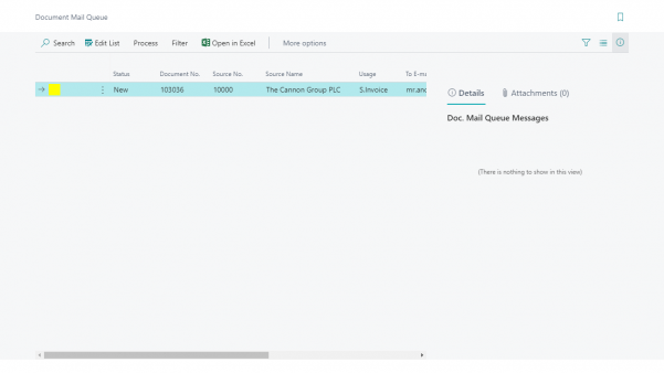 Document Mail Queue - Apportunix