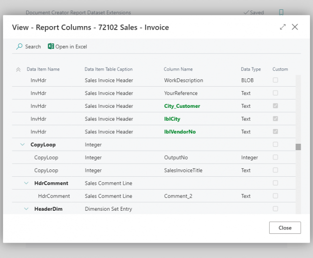 Report Dataset Extensions Feature Live - Apportunix