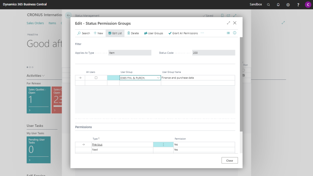 Status Management - Apportunix