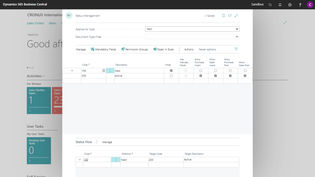 Status Management - Apportunix